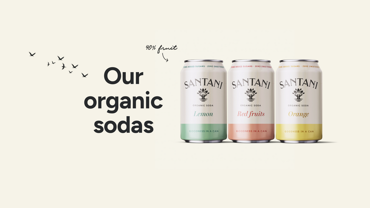 Santani - Organic Sodas | Goodness in a can – santaniorganics